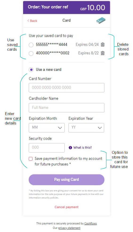 Hosted Payment Pages | Developer Portal